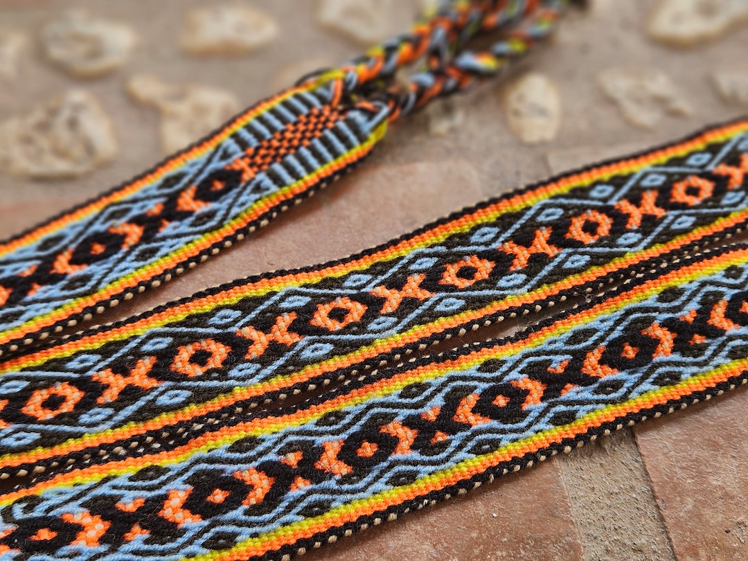 Chumpi Protection Belt Handwoven Queros Tradition Andean Symbolism ...