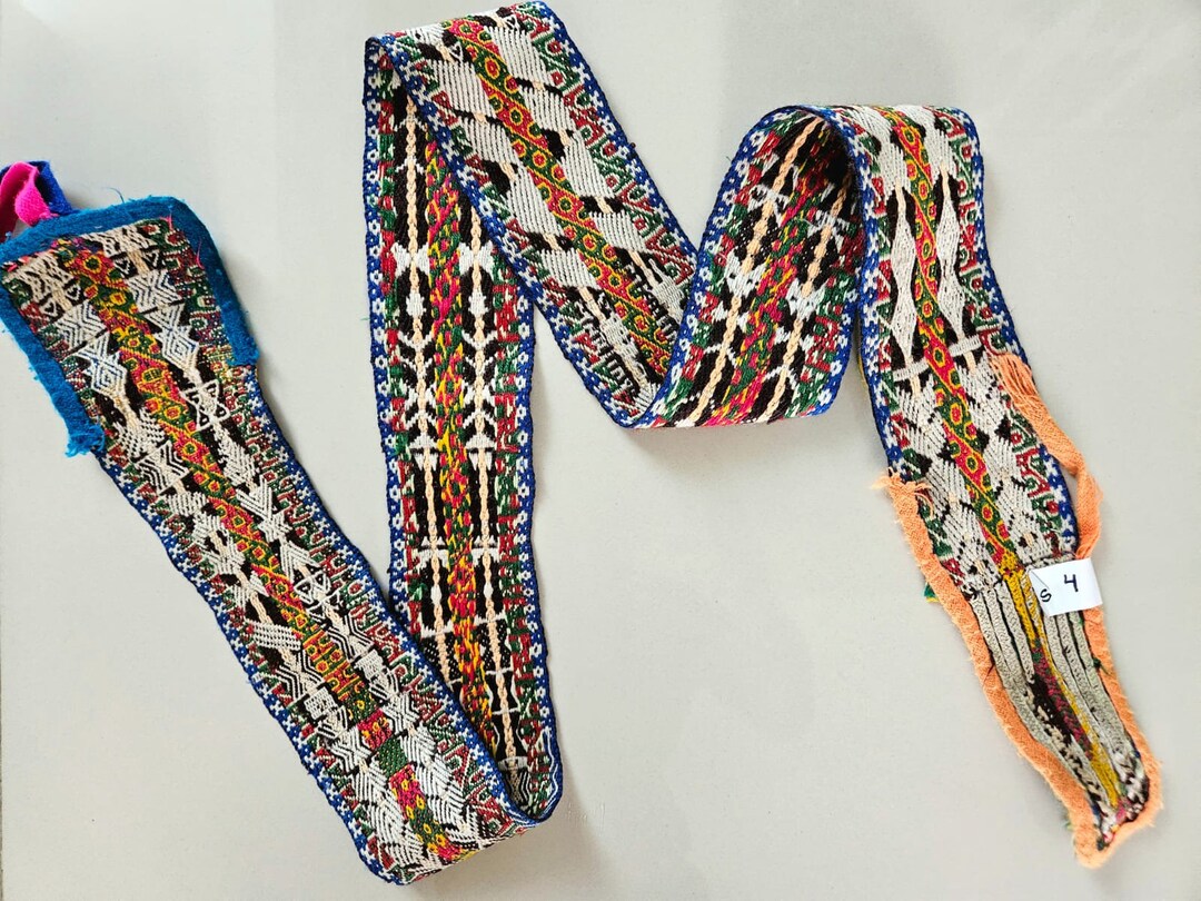 Wide and Long Traditional Handwoven Chumpi Protection Belt Andean ...