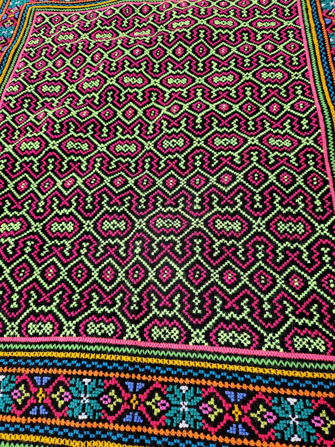 Shipibo Mesa Altarcloth Oldschool Patterns Healing Frequencies Icaros ...