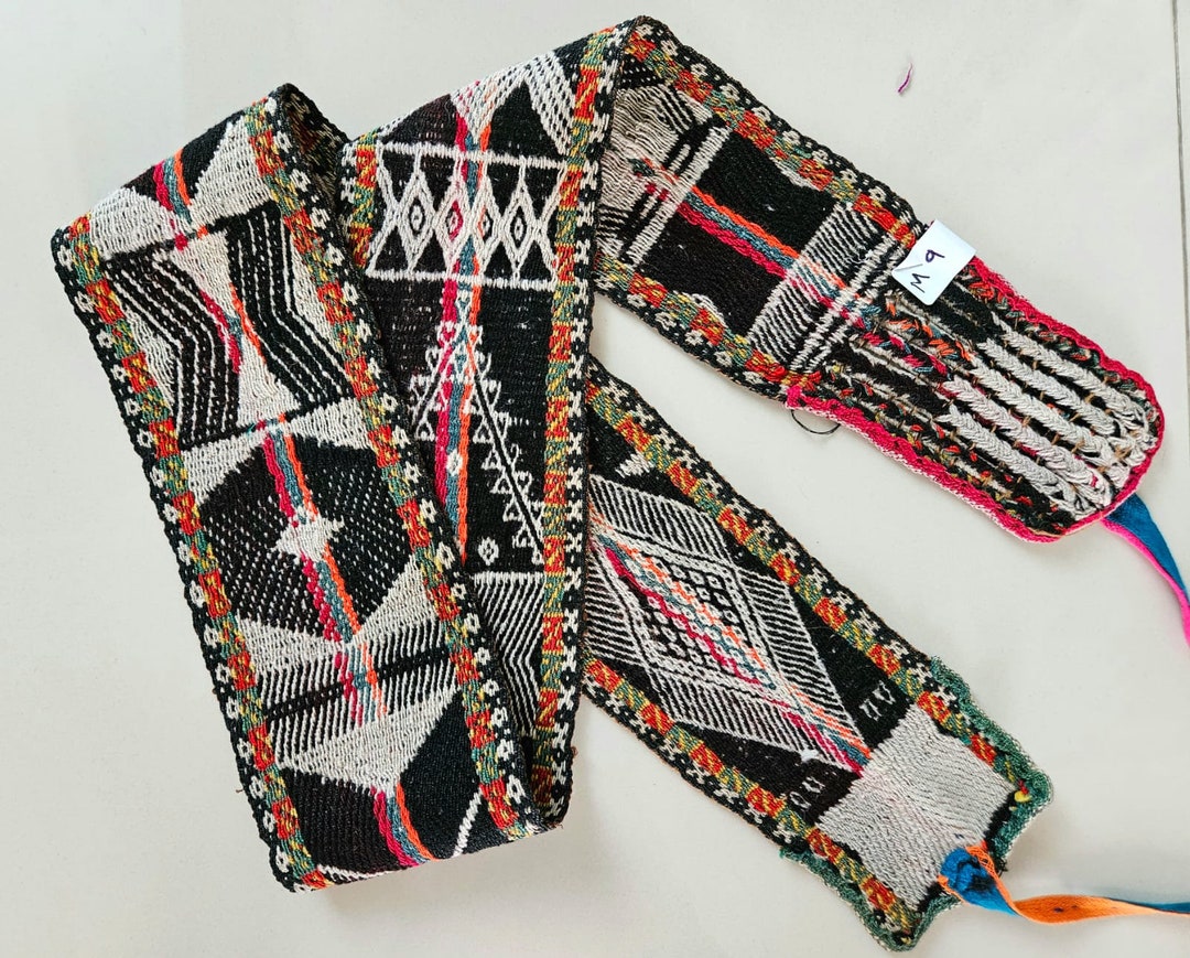 Wide and Long Traditional Handwoven Chumpi Protection Belt Andean ...
