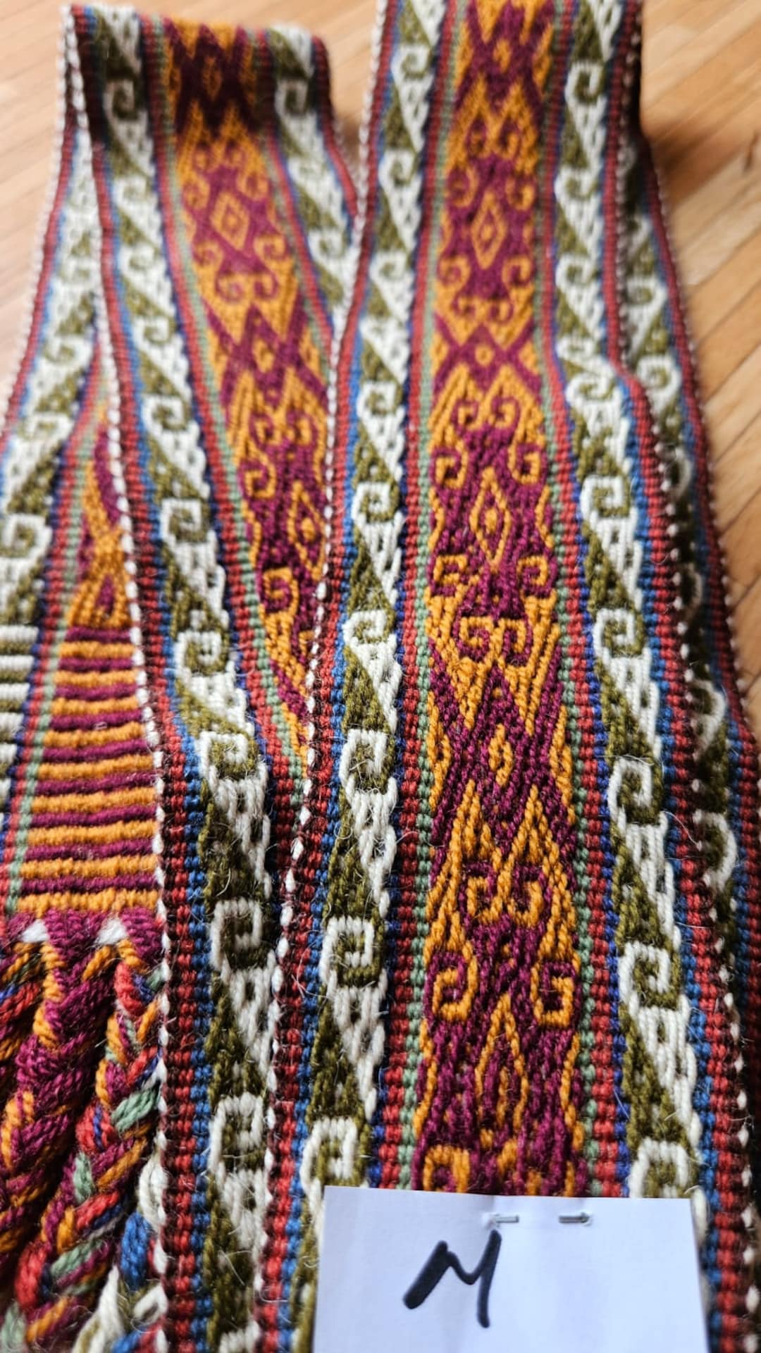 Handwoven Chumpi Protection Belt Andean Symbology Ceremonial Use - Etsy