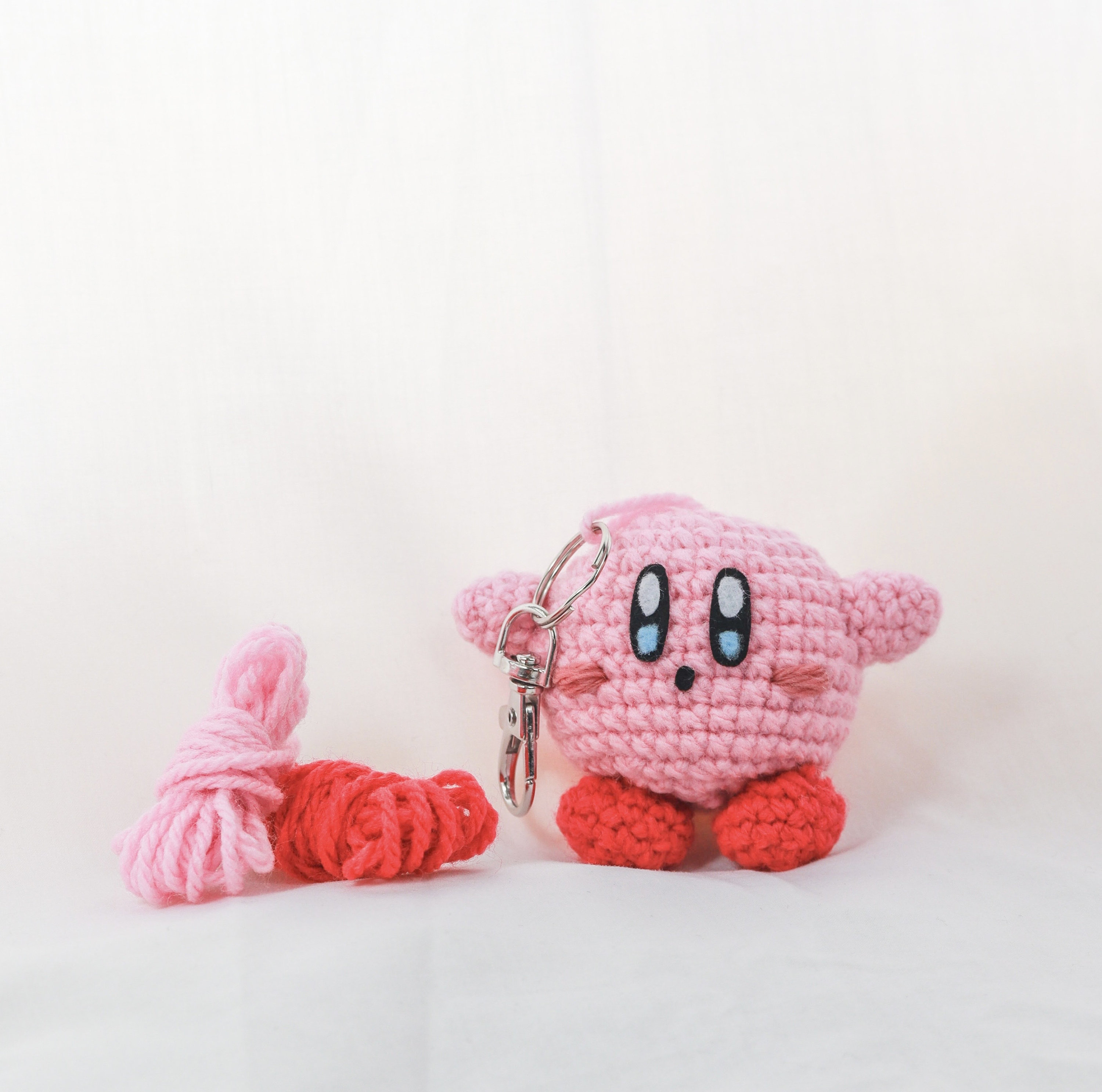 Digital File - Kirby Toy - Crochet Pattern - Bonus Keychain Pattern ...