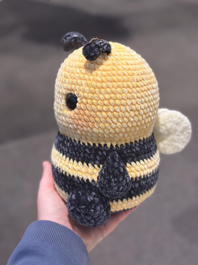 Digital File - Chubby Bee Crochet Pattern - English - Plushie ...