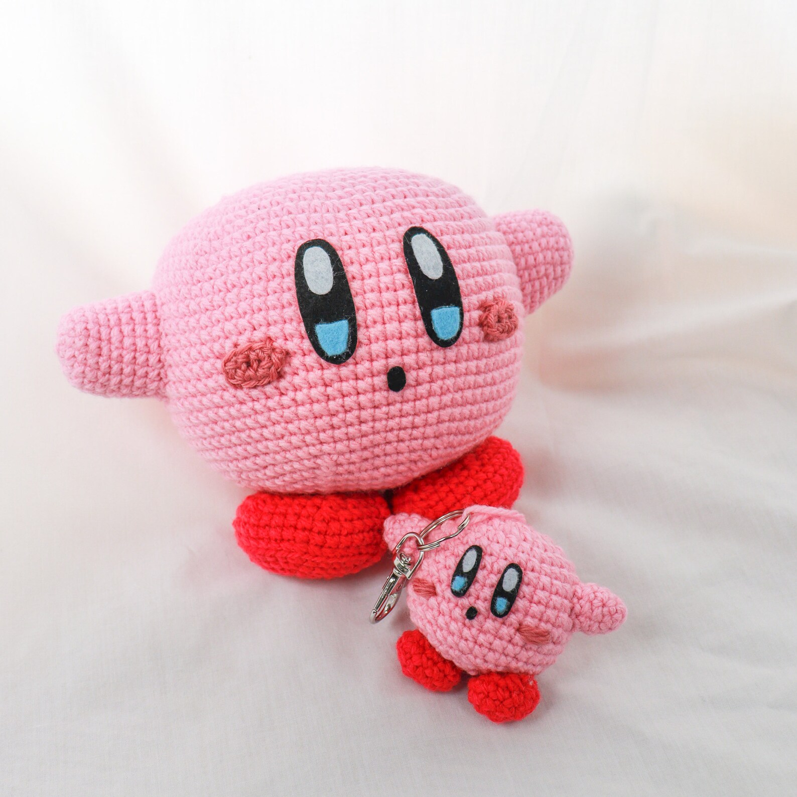 Digital File - Kirby Toy - Crochet Pattern - Bonus Keychain Pattern ...