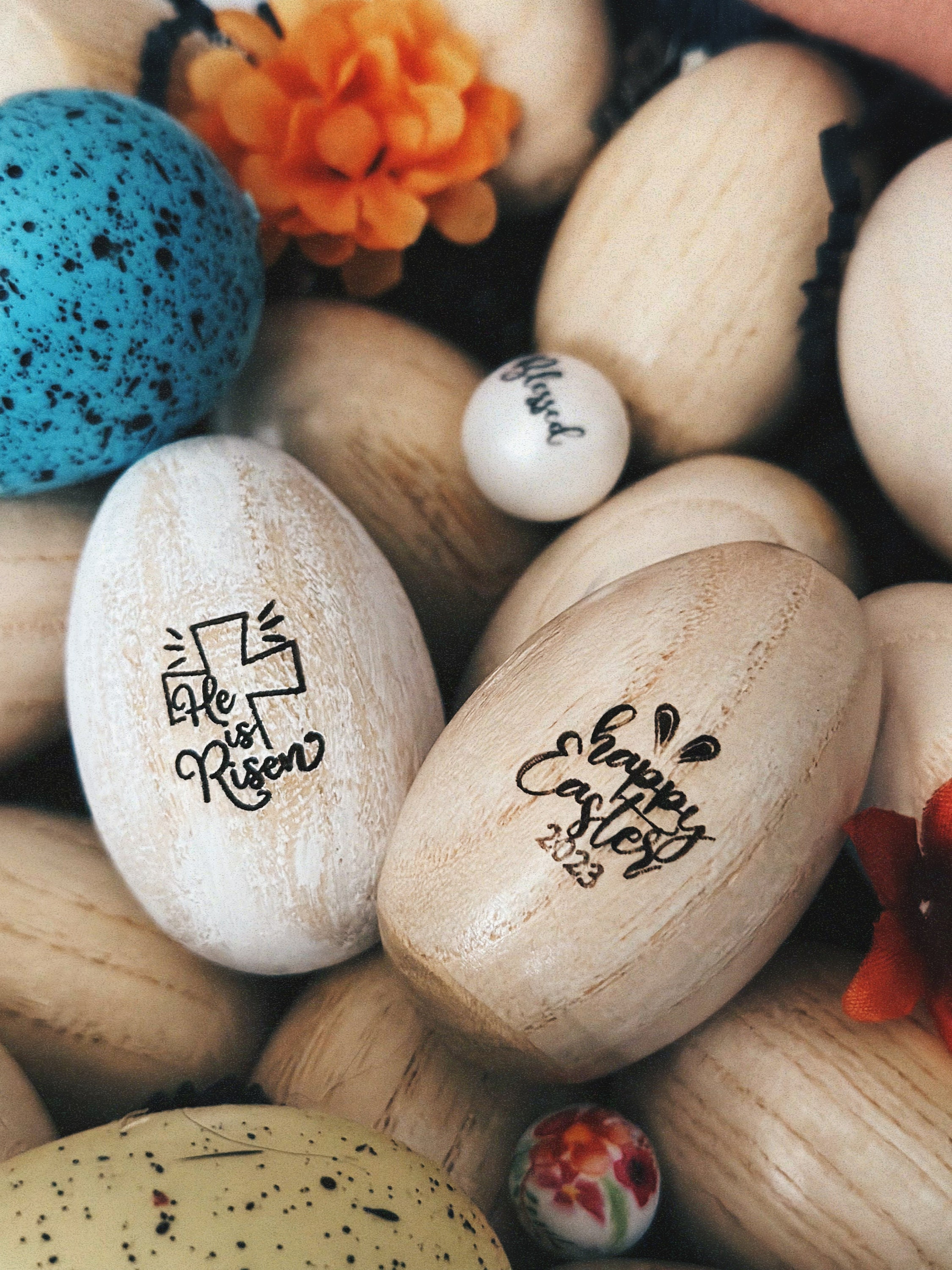 Personalized Wooden Musical Egg kids Musical Instrument easter Gift ...