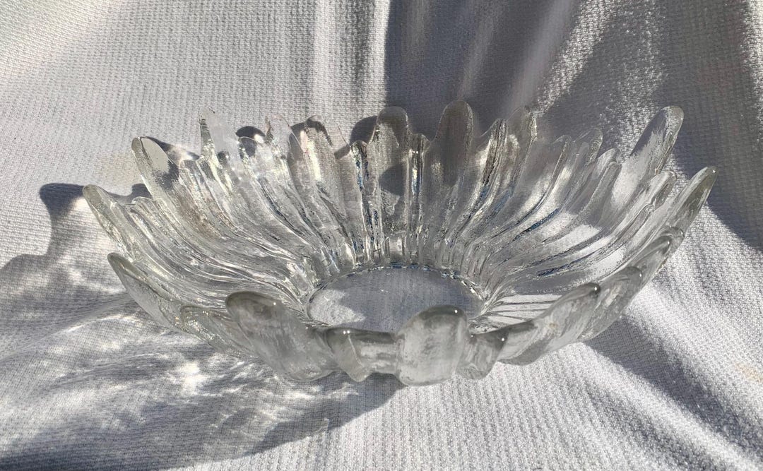 Table Setting Centre Piece Mid Century Modern Pukeberg Swedish Glass ...