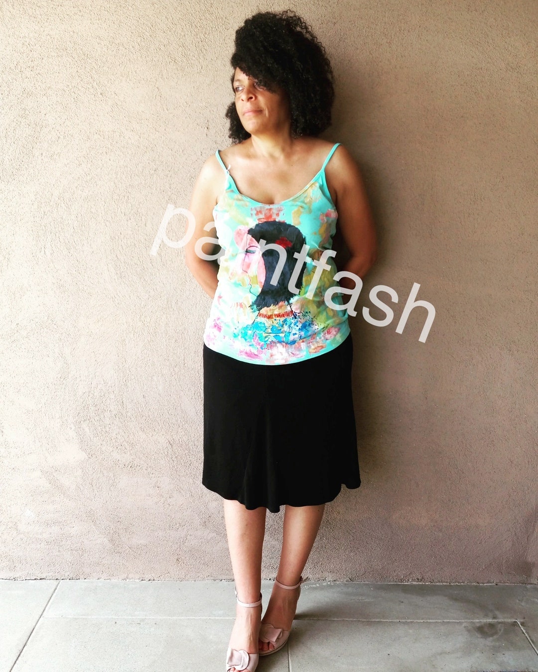 Hand Painted Upcycled Tank Top for Women - Etsy