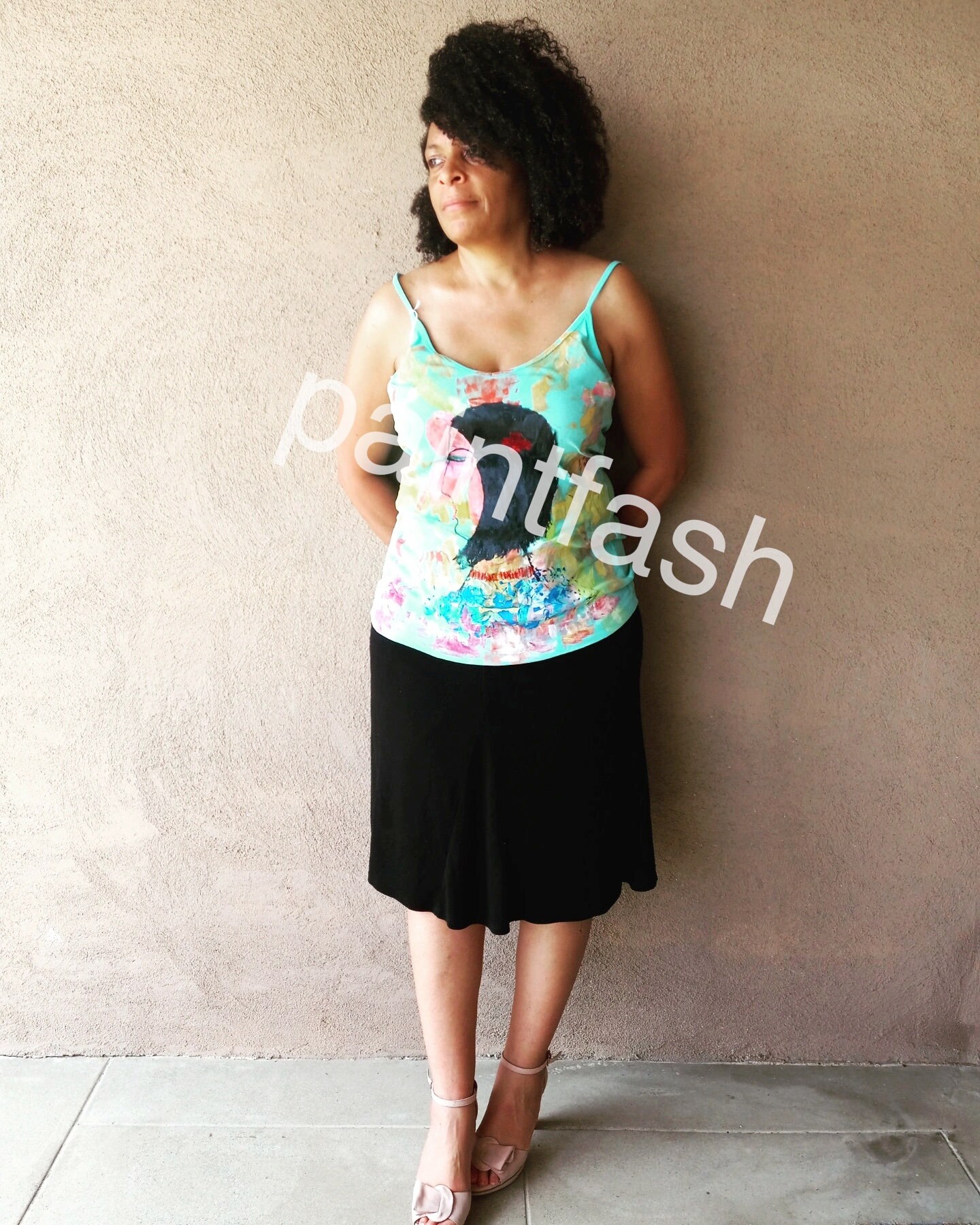 Hand Painted Upcycled Tank Top for Women - Etsy