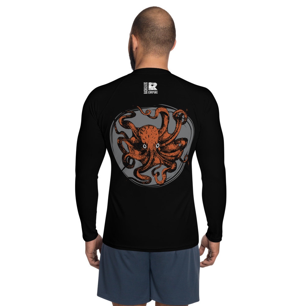 Men's Octopus BJJ, Surfing Rash Guard - Etsy