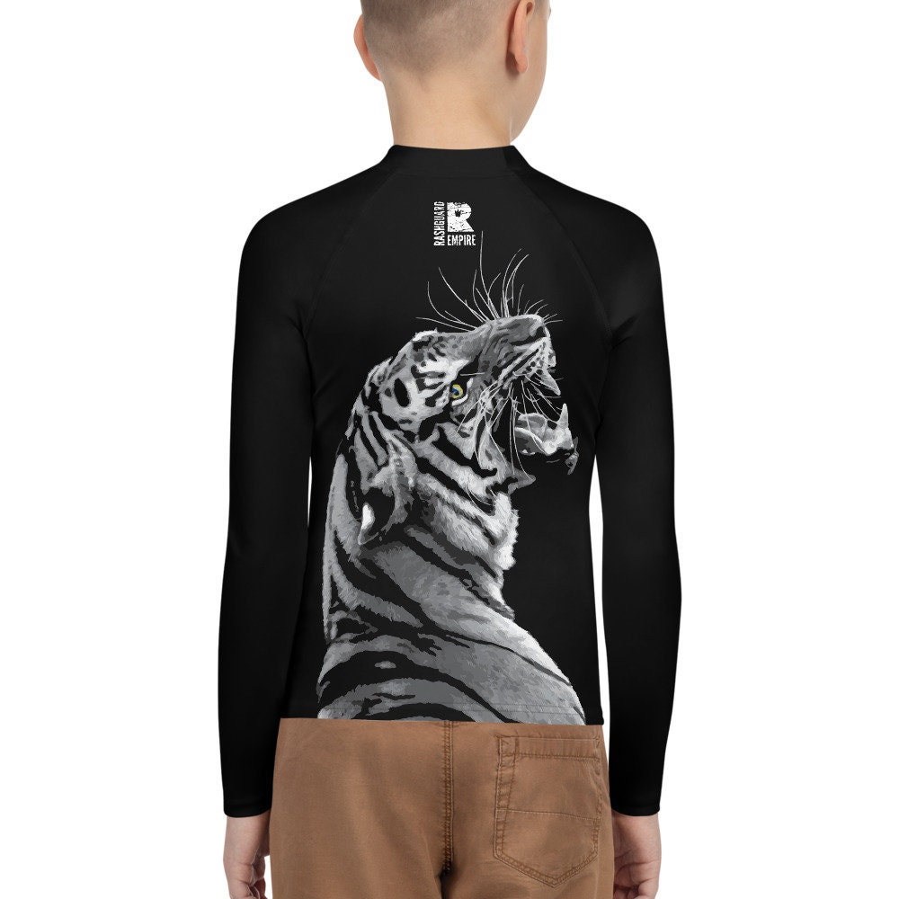 Youth Tiger BJJ, Surfing Rash Guard - Etsy
