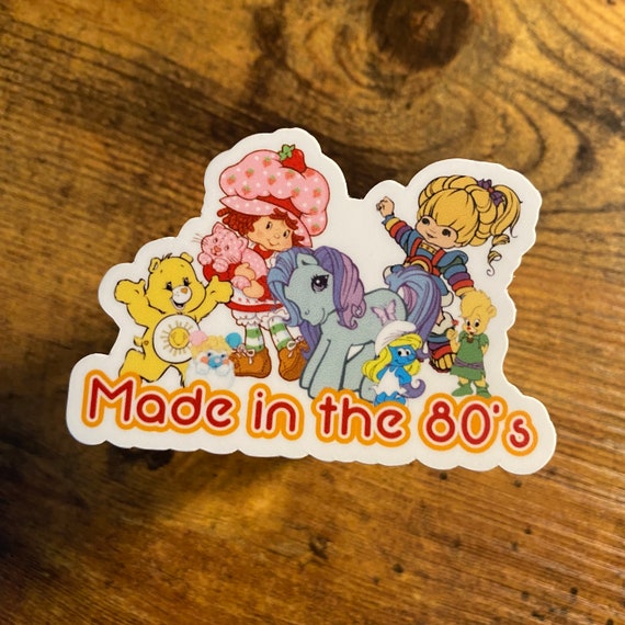 Sticker Made in the 80s Laminated Water-resistant Laptop Water | Etsy