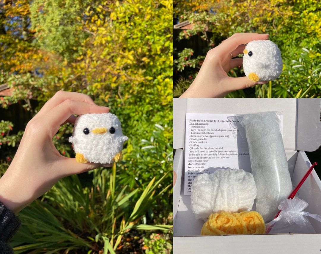 Fluffy Duck Crochet Kit by Rachel's Crochet Creations Gift Animals ...