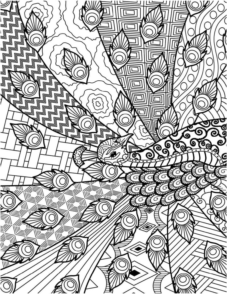 20 Zen Coloring Pages for Stress Relief - Etsy
