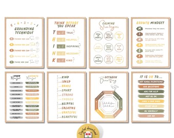 Therapy Office Decor Set of 25 Calm Corner Bundle School - Etsy