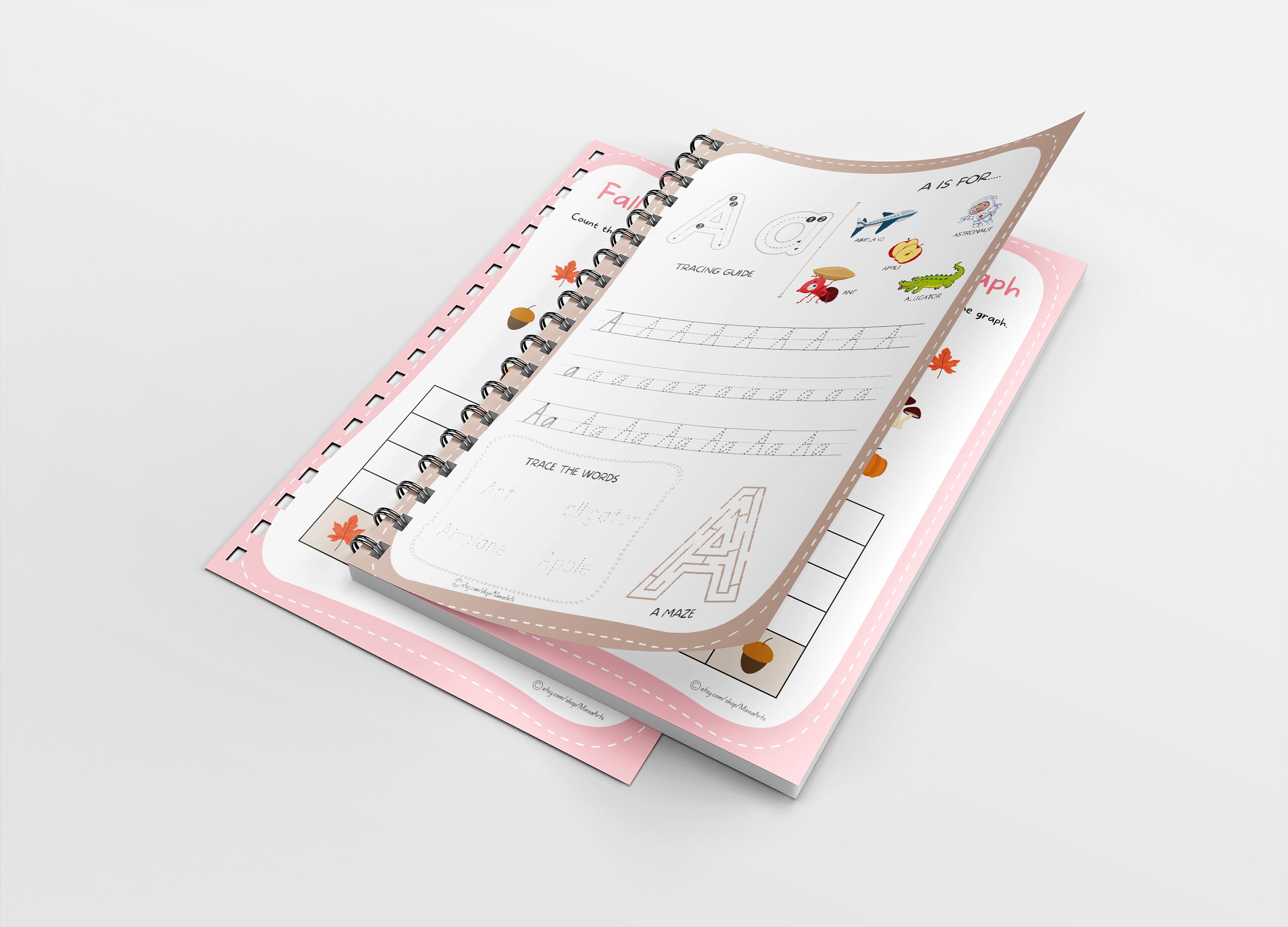 Toddler Worksheets Printable Workbook 150 Pages At-home - Etsy