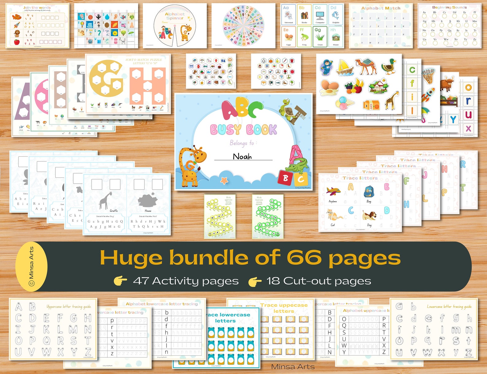 Busy Book Bundle 4in1 First Busy Book Math Alphabet & Solar - Etsy