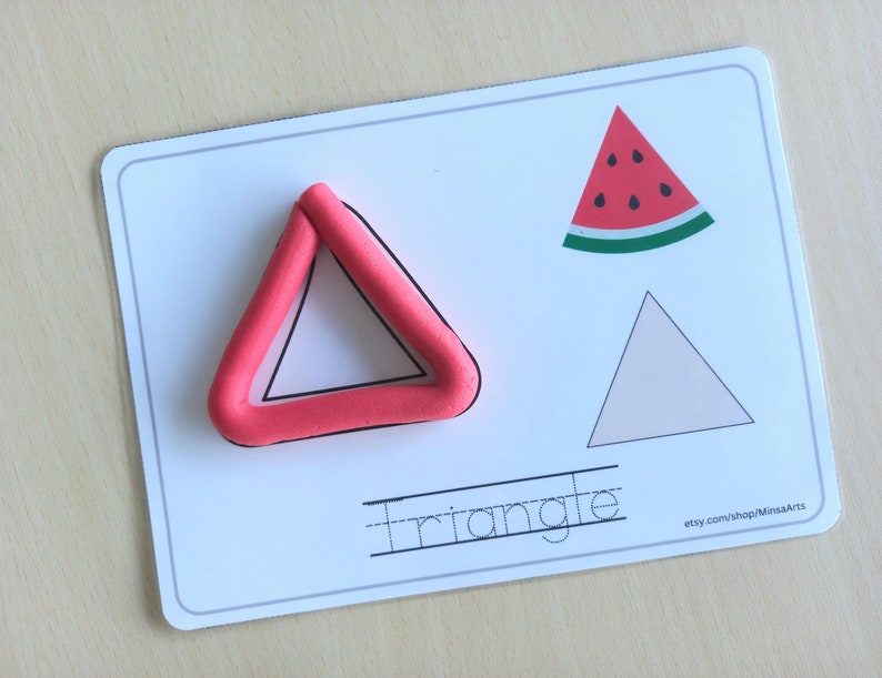 Printable Shapes Play Dough Mats for Kids Playdough Toddler Activity ...
