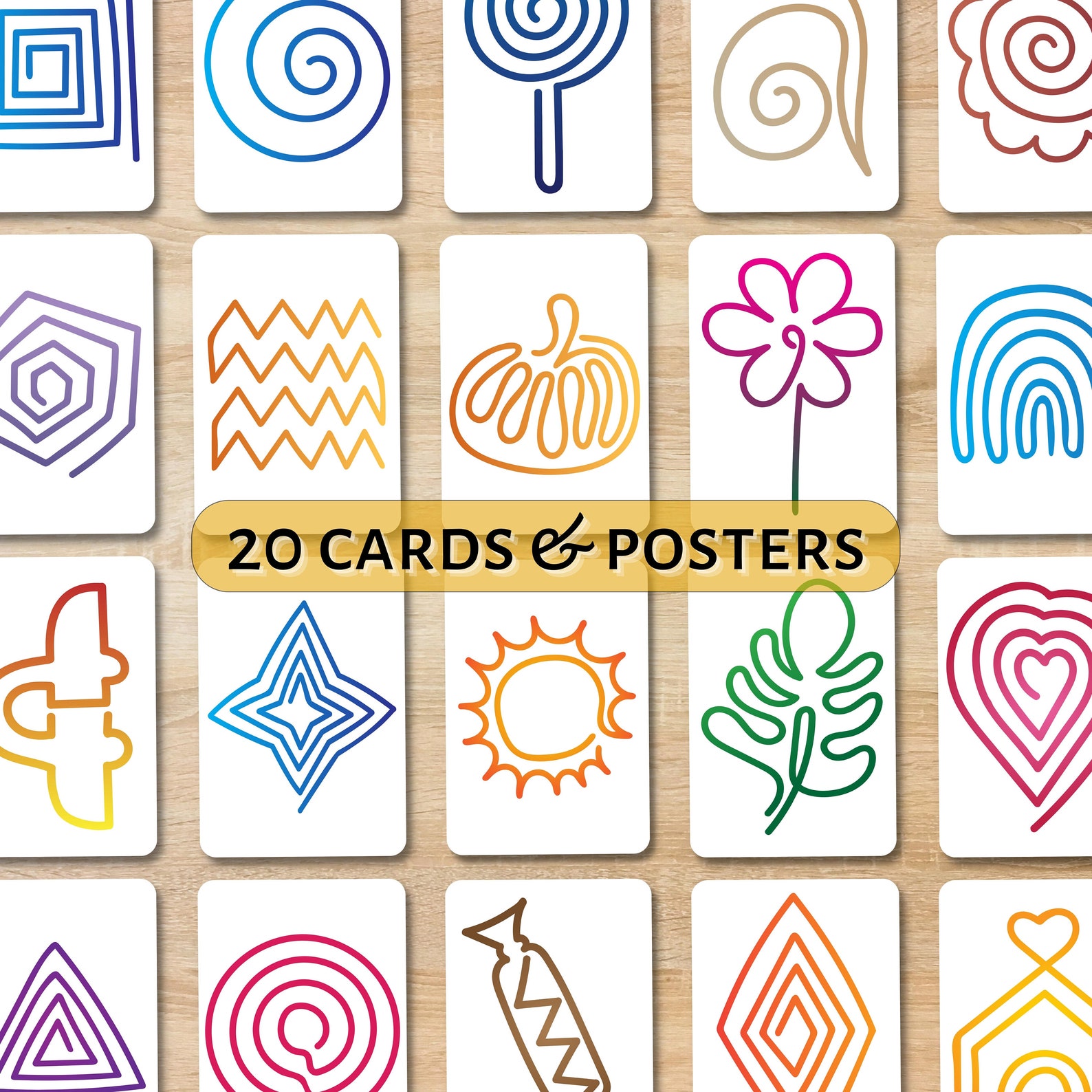 Printable Finger Tracing Cards Calm Down Tracing Posters - Etsy