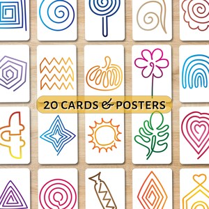 Printable Finger Tracing Cards | Calm Down Tracing Posters ...