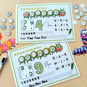 Math Busy Book Kindergarten Math Activities, Learning Busy Binder Maths ...