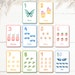 Watercolor 1-20 Numbers Flashcards Preschool Math Homeschool Counting ...