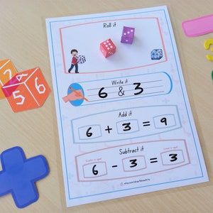 Math Busy Book Kindergarten Math Activities, Learning Busy Binder Maths ...