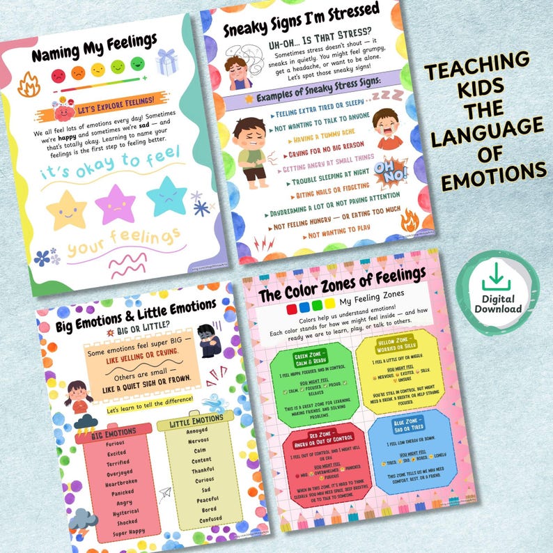 Coping Skills Workbook for Kids PRINTABLE | Emotional Regulation ...