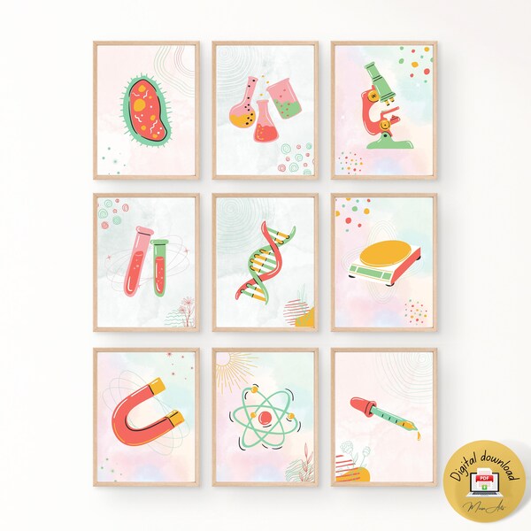 Science Wall Art - Etsy