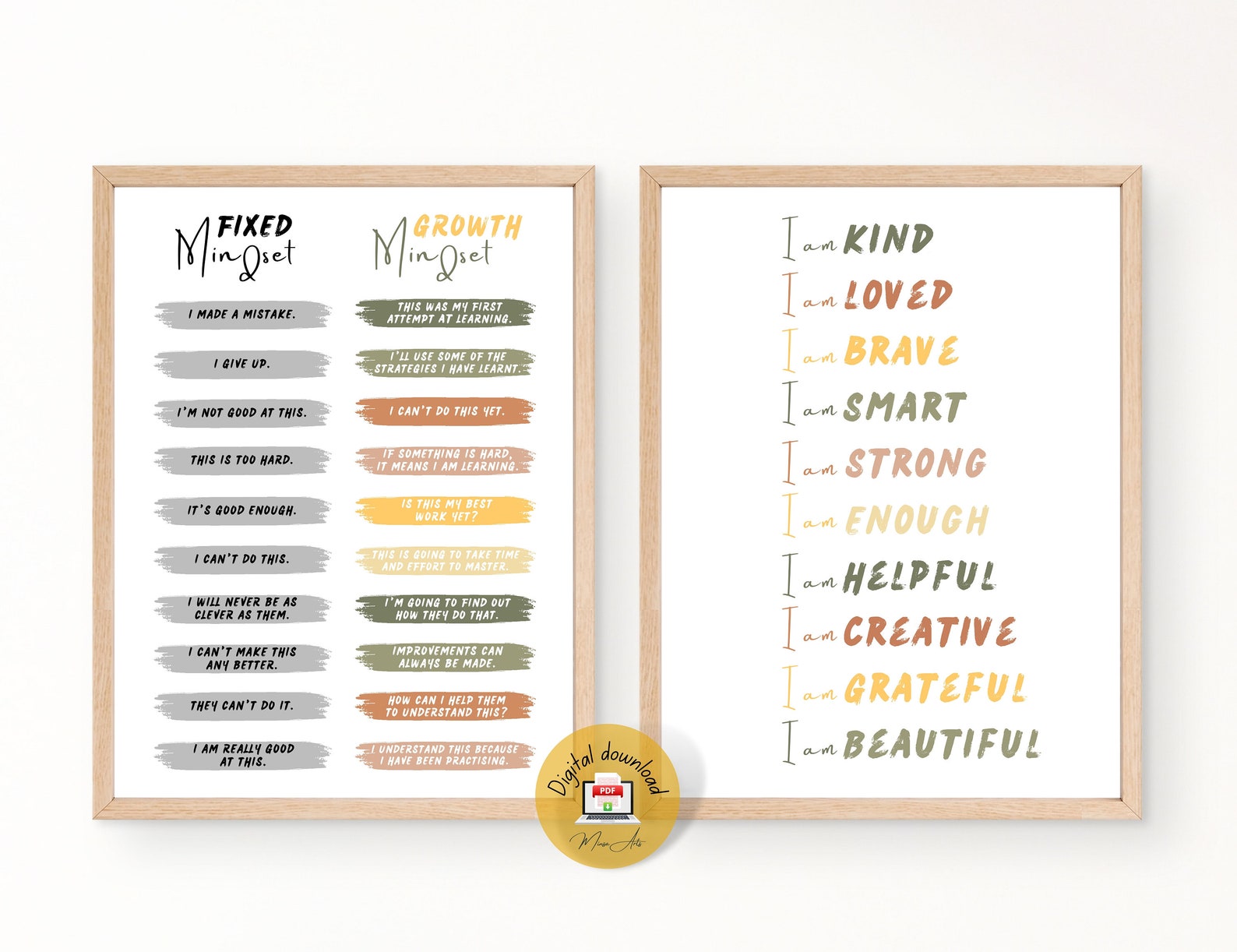 Calming Corner Counseling Posters Set of 8 Self Regulation Therapy ...