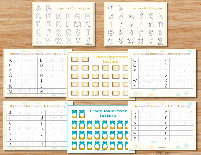 Alphabet Busy Book ABC Quiet Book Toddle Learning Binder - Etsy