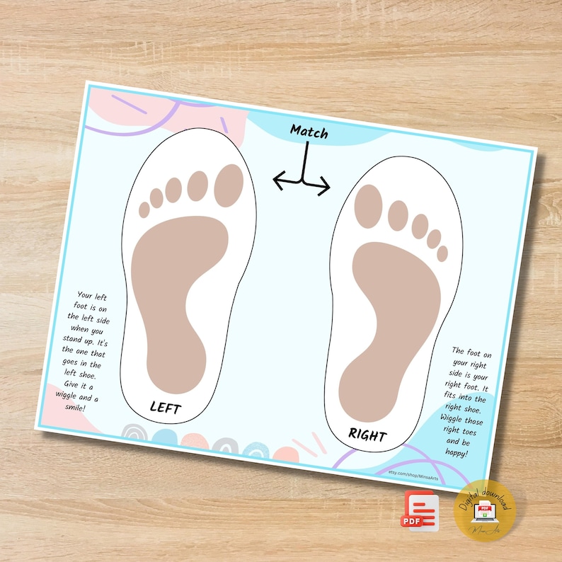 Shoe Tying Practice Printable: Kids Lacing Toy (PDF) - Etsy