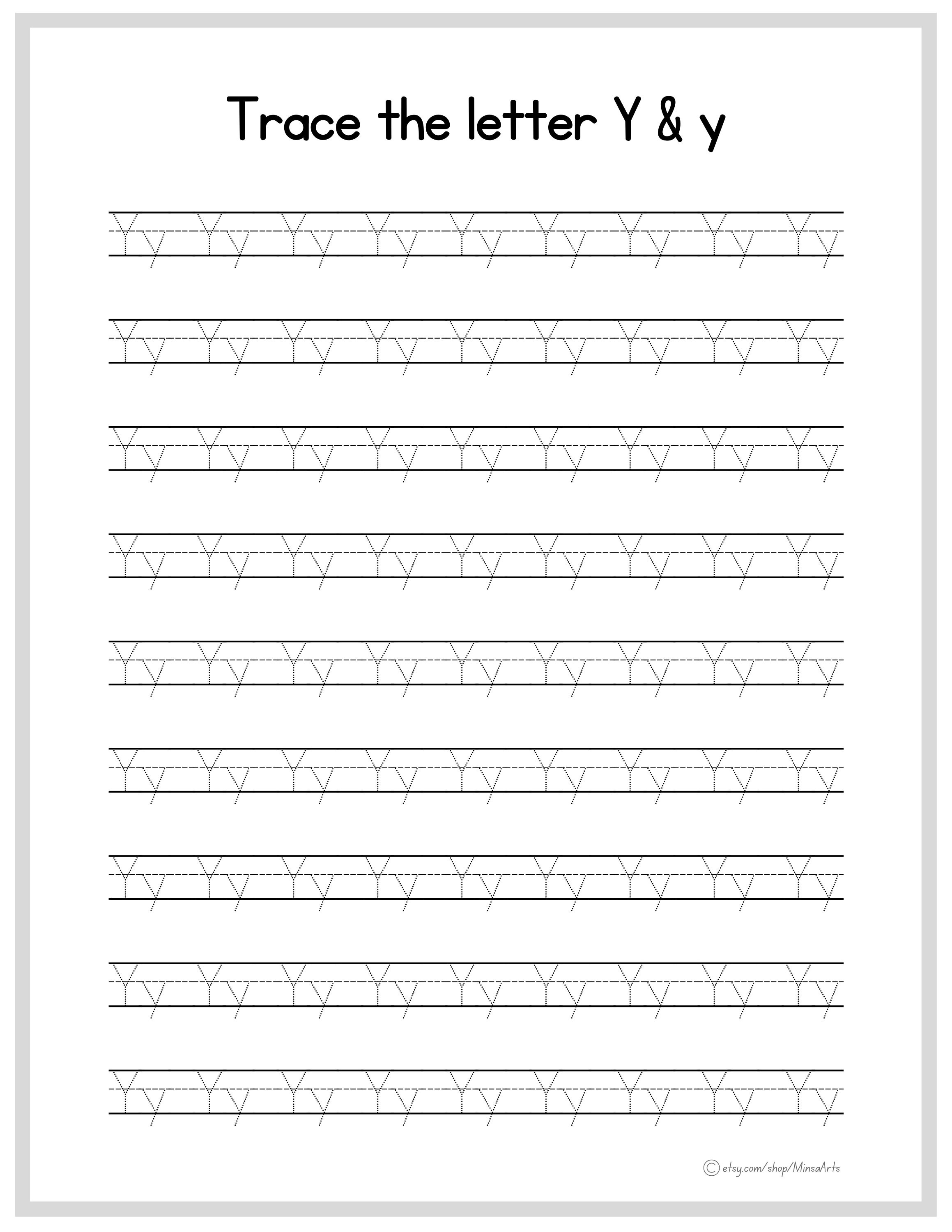 Printable Alphabet Letters Tracing 26 PDF Pages ABC Practice - Etsy