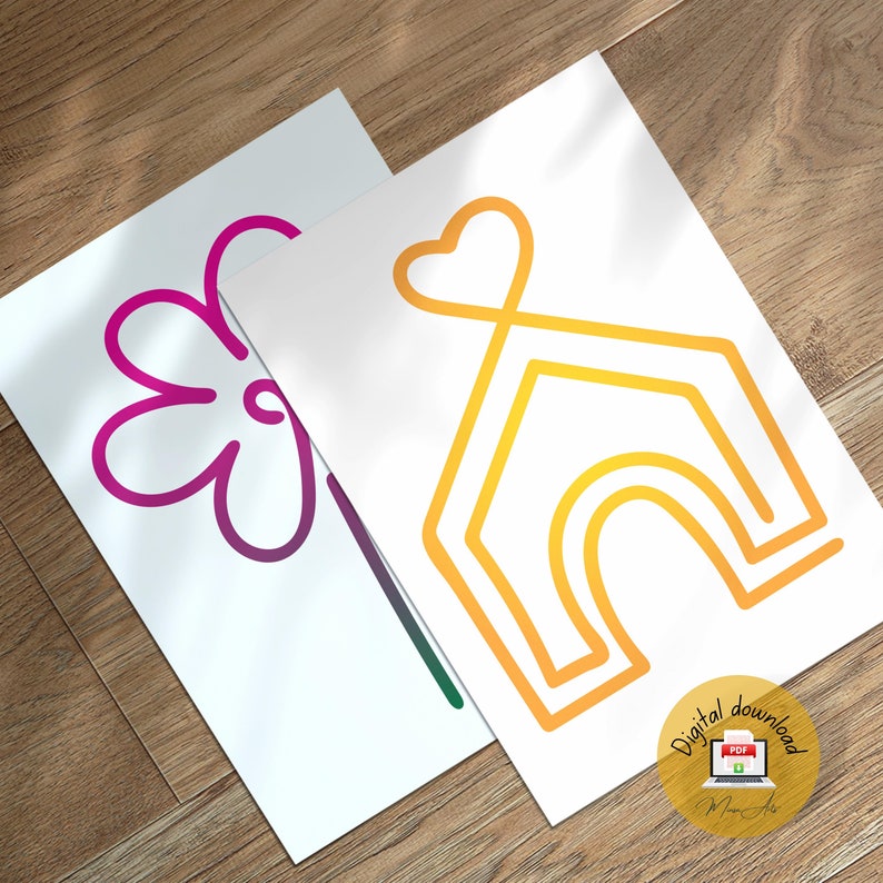 Printable Finger Tracing Cards | Calm Down Tracing Posters ...