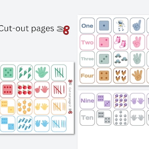 Toddler Numbers Mini Busy Book #4 | PRINTABLE Kindergarten Pre-k ...