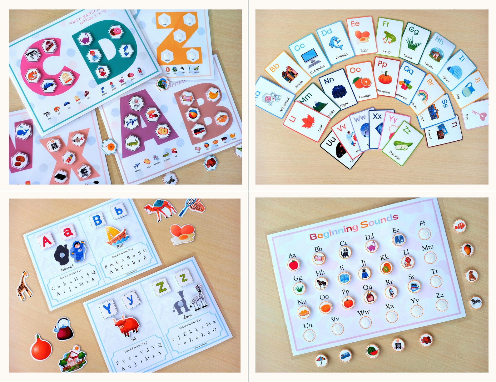 Busy Book Bundle 4in1 First Busy Book Math Alphabet & Solar - Etsy