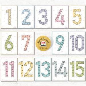 NEUTRAL Skip Counting Large Number Display and Posters | Math ...
