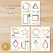 Colorful Popsicle Sticks PRINTABLE 12 Visual Cards for Toddlers ...