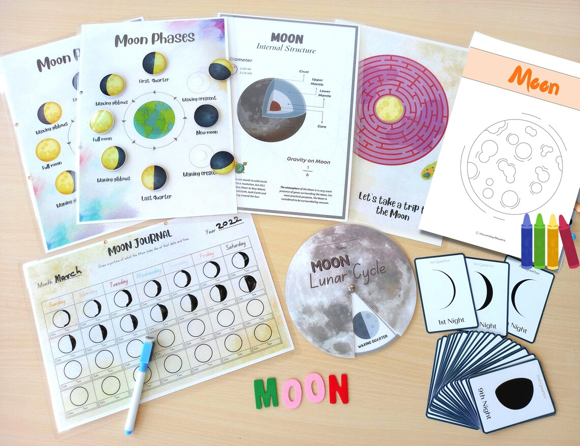 Solar System Busy Book Space Printable Busy Book Preschool - Etsy Canada