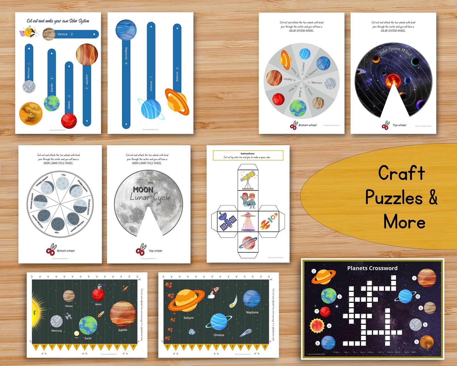 Solar System Busy Book Space Printable Busy Book Preschool - Etsy Canada