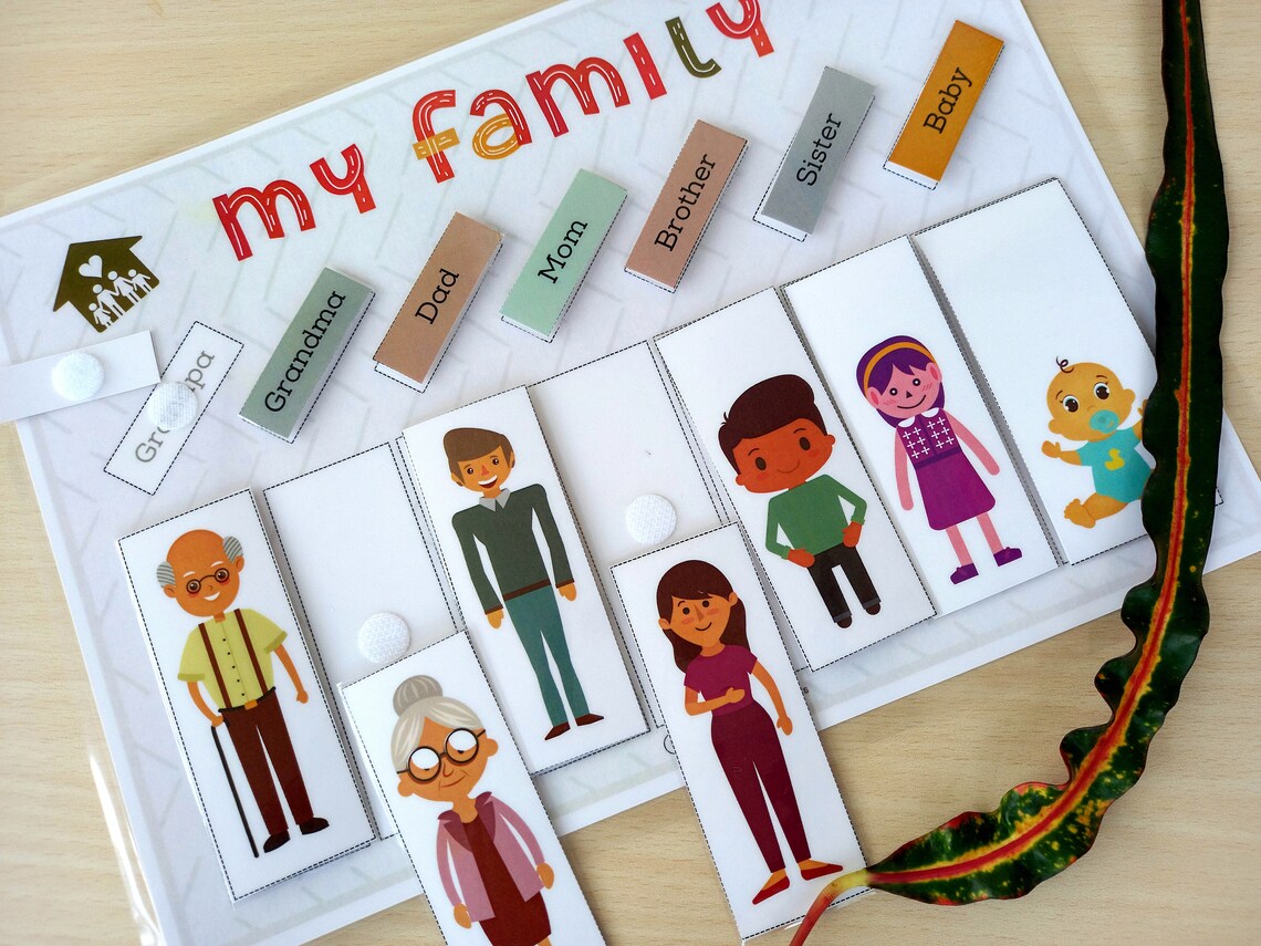 My First Busy Book Toddler Learning Binder Folder Preschool - Etsy