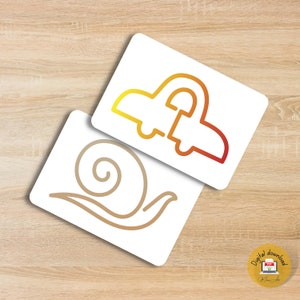 Printable Finger Tracing Cards | Calm Down Tracing Posters ...