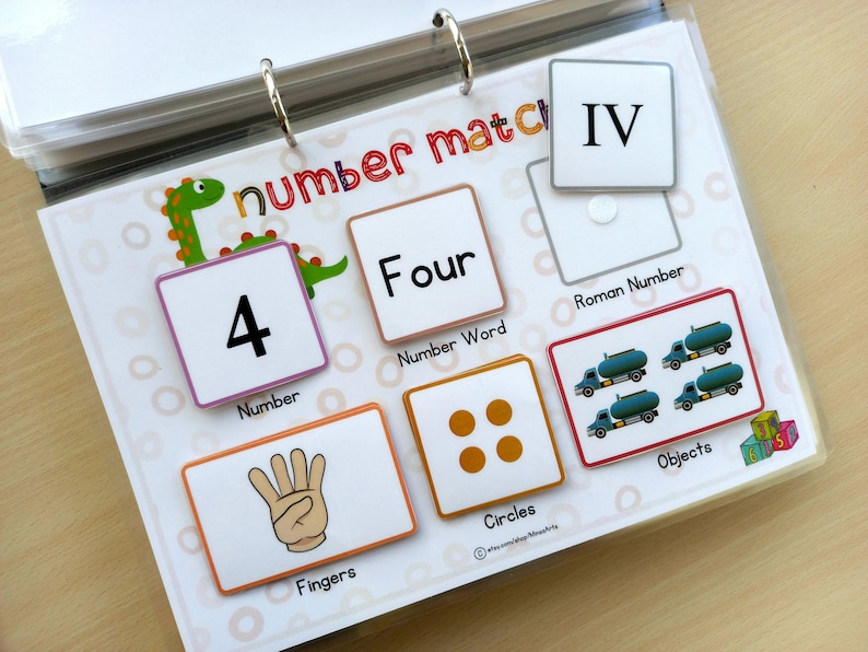 My First Busy Book Toddler Learning Binder Folder Preschool - Etsy