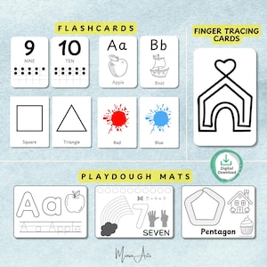 825+ Page Preschool Learning Worksheets Bundle for Kindergarten ...