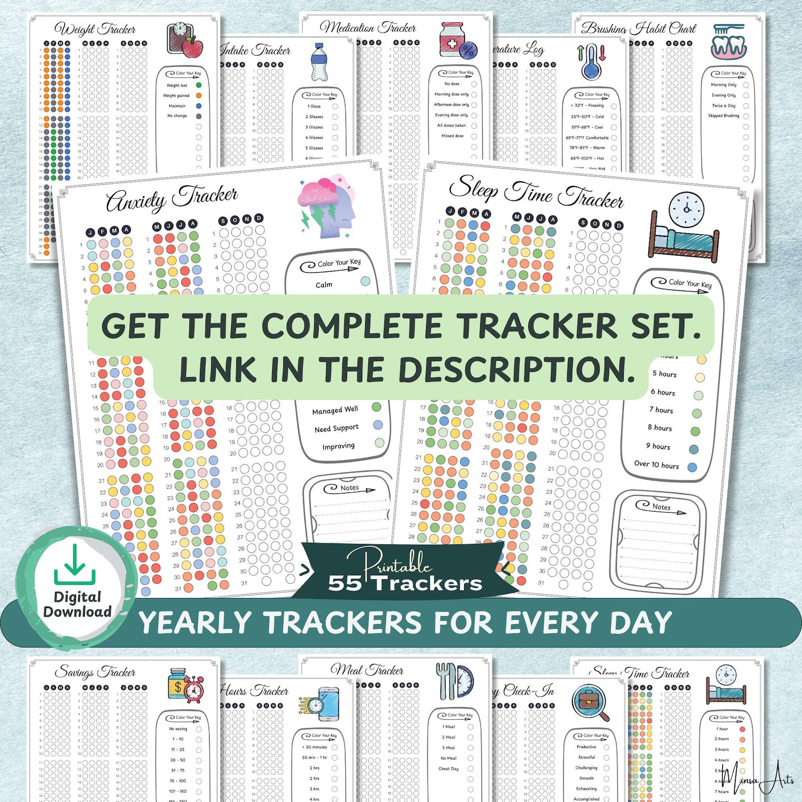 Step Count Tracker Printable | Daily Steps Log | Walking Fitness ...