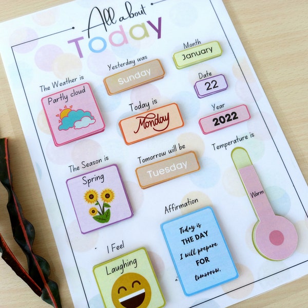 Learning Calendar - Etsy