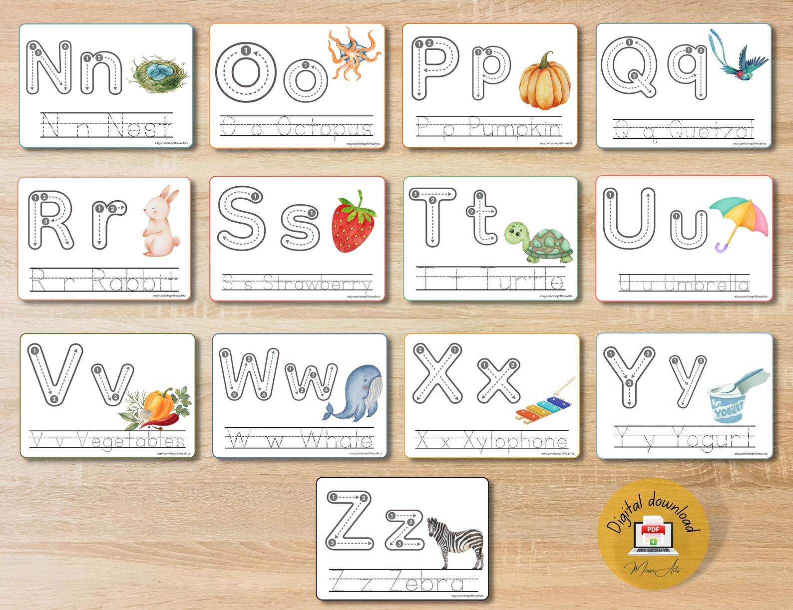 Alphabet Play Doh Printable Mats Preschool ABC Playdough - Etsy