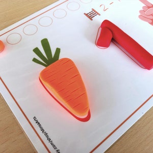 Numbers 1-10 Playdough Printable Mats | Preschool Play Doh Activities ...