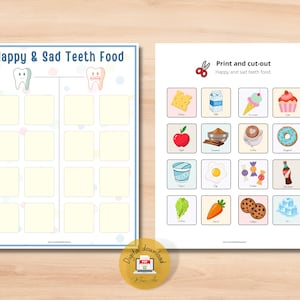 Dental Health and Anatomy Printable for Better Oral Hygiene | Preschool ...