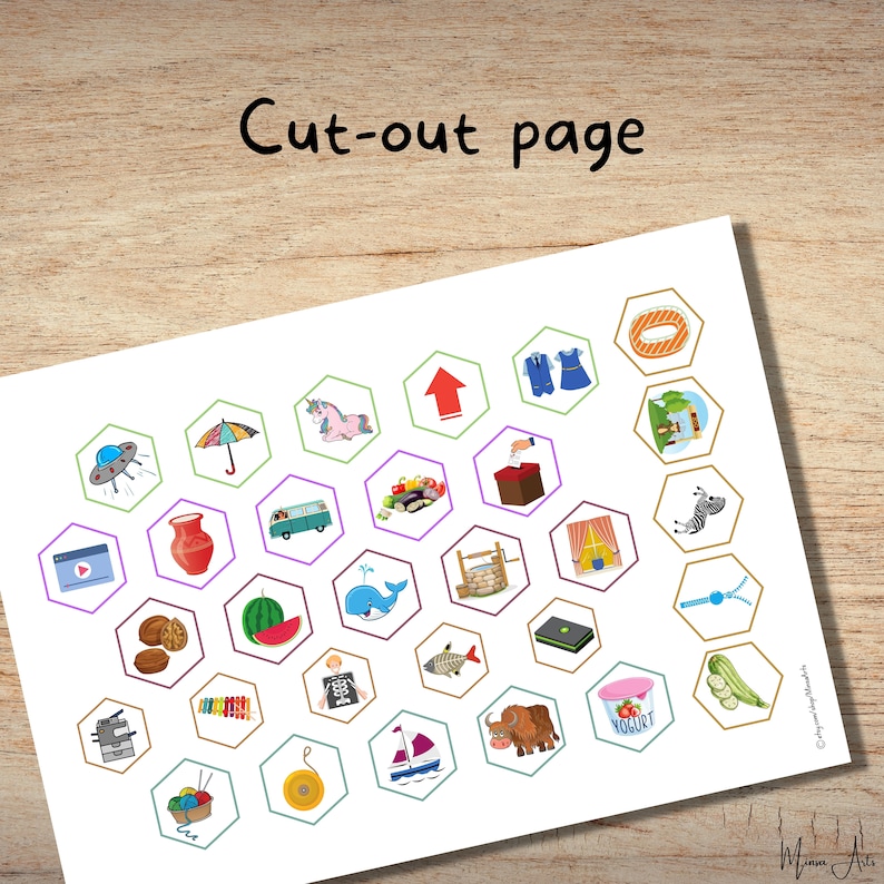 Alphabet Matching & Sorting Activity Toddler Beginning Sounds | Etsy