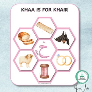 Printable Arabic Alphabet Sort and Match Activity | Islamic Learning ...